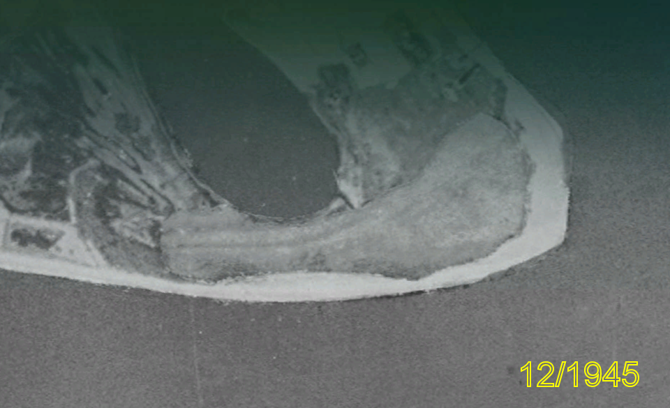 Hurst Castle – Partial collapse of the seaward wall of the east wing ...