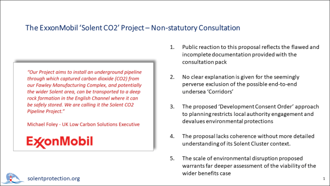 ‘Solent CO2 Pipeline’ consultation – A deeper look into the missing ...